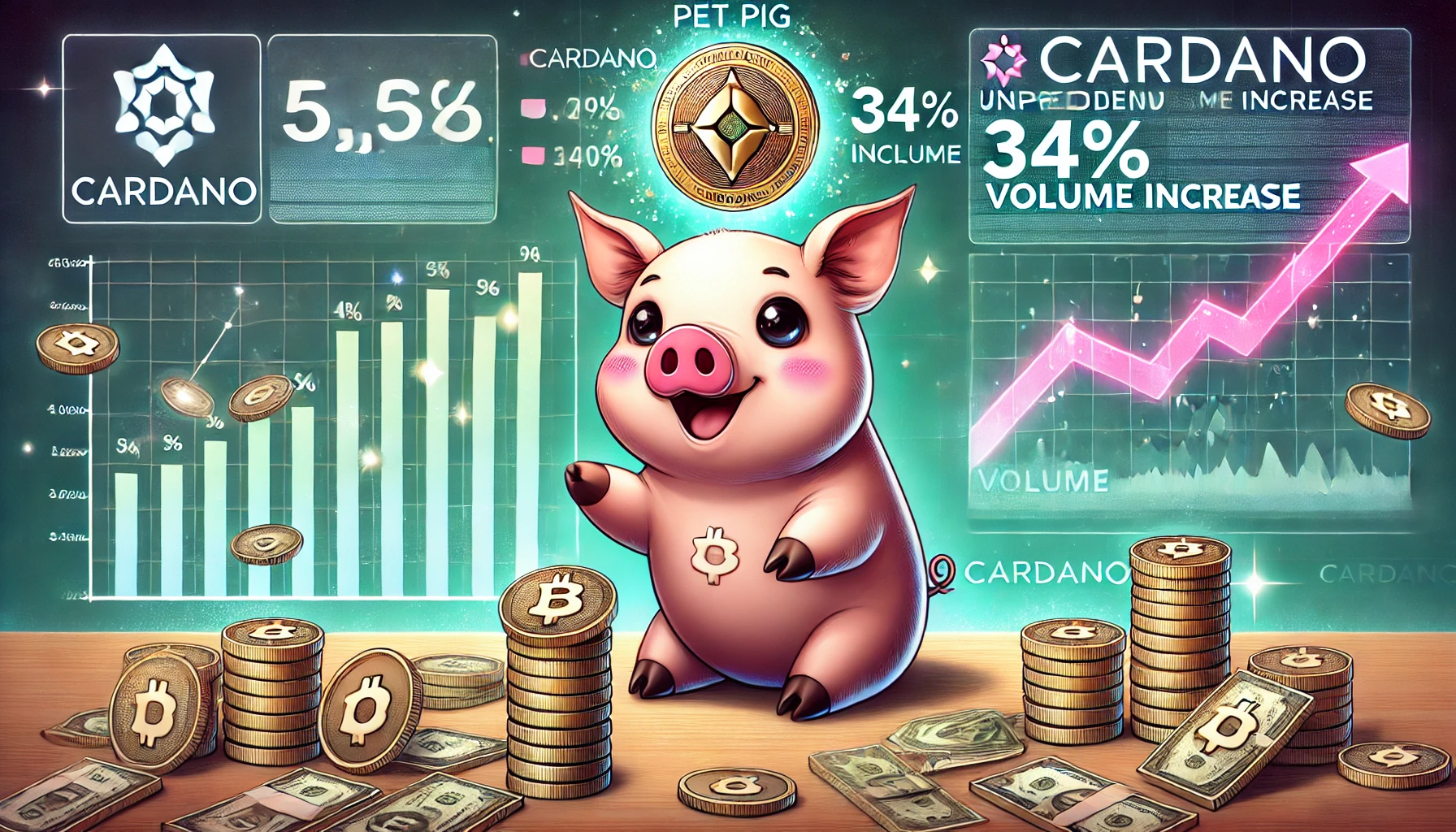 How a Pet Pig Inspired Meme Coin Leads to Cardano's Unprecedented 34% ...
