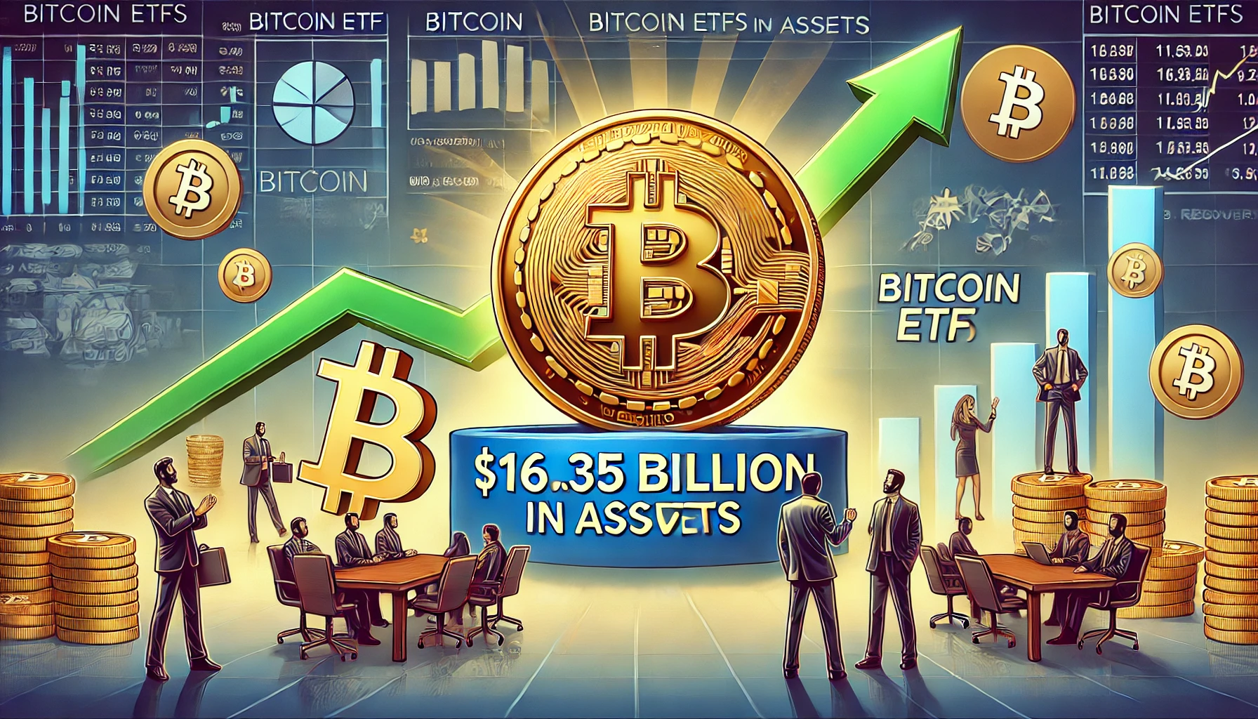 Bitcoin ETFs Achieve $16.35 Billion in Assets Amid Price Recovery