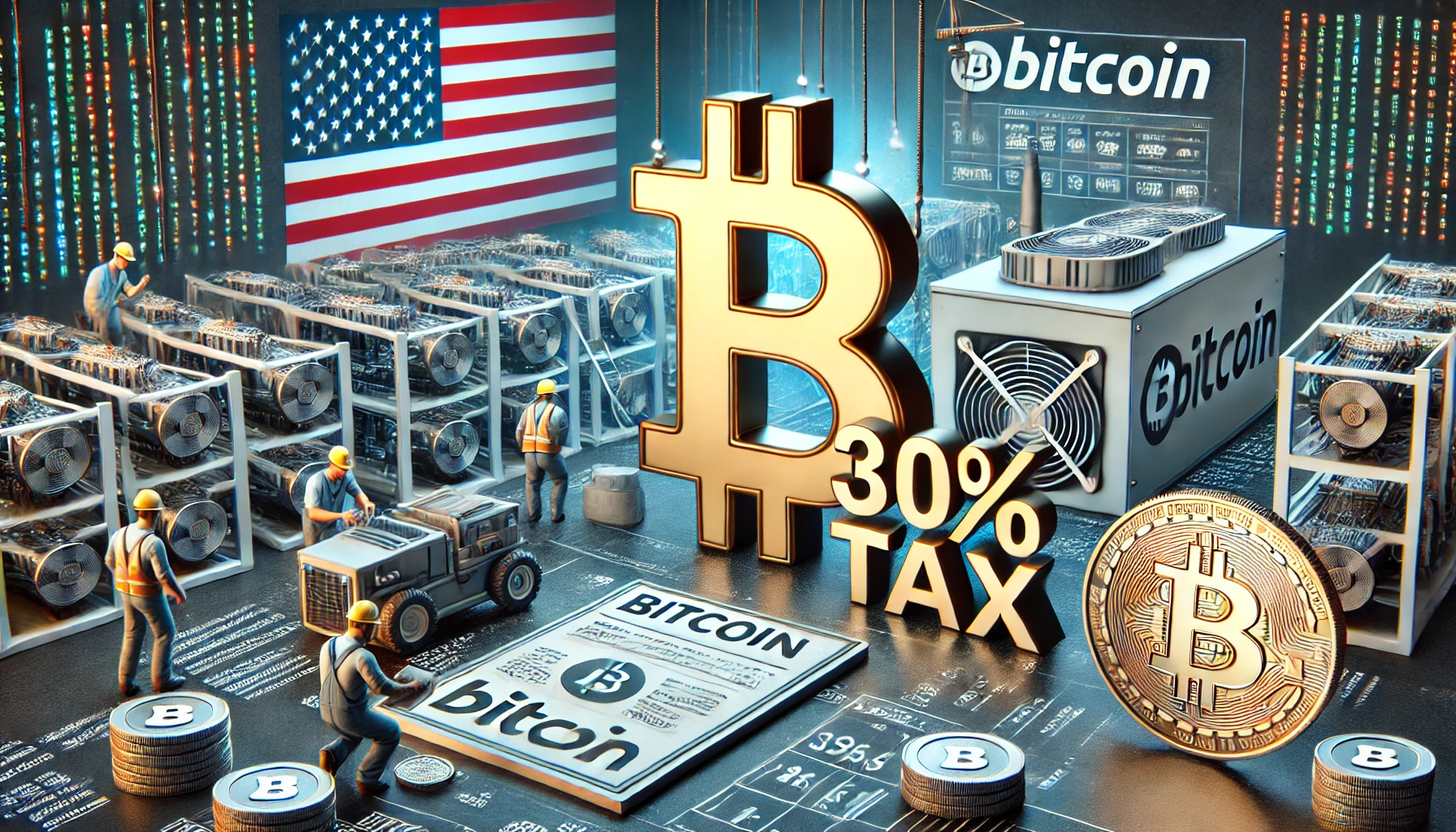 The Potential Impact of a 30% Tax on Bitcoin Mining in the US.