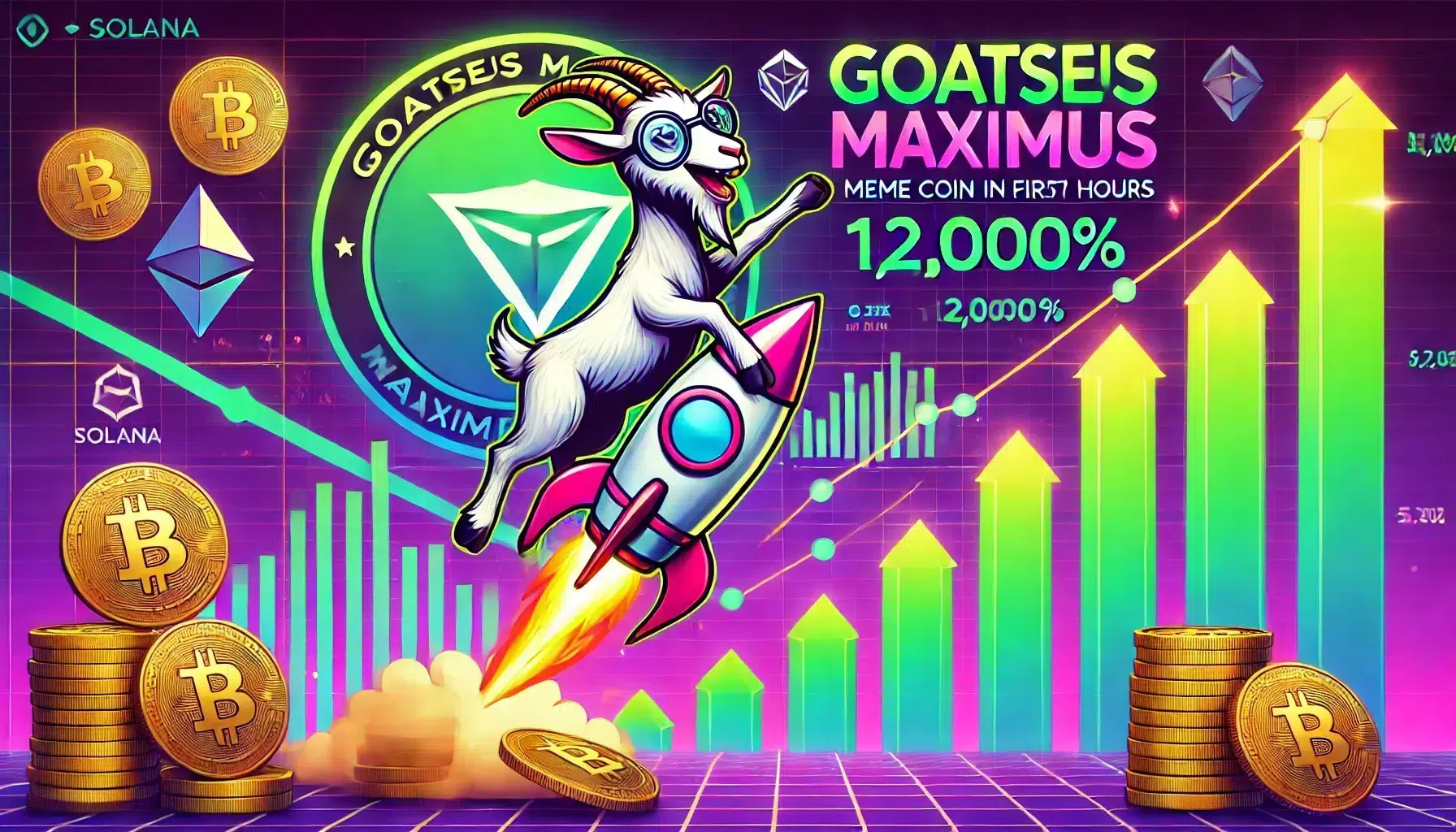 Goatseus Maximus, A Meme Coin On Solana, Soared Over 12,000% In Its ...