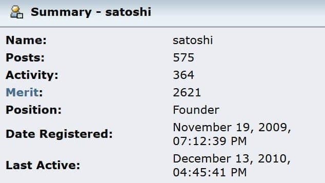 Fifteen Years Later: Remembering Satoshi Nakamoto’s Final Public ...